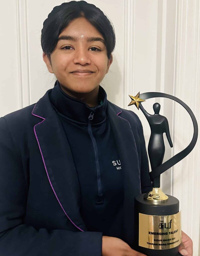 What an award-winning week for Tharani! - Sutton High